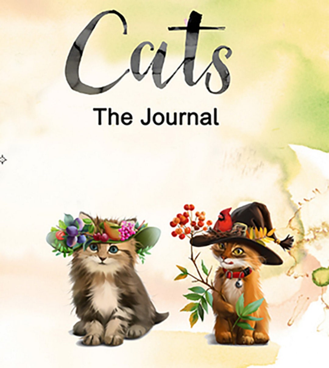 Cats the Journal Journal for Cat Lovers 60 Pages Each With an Unique ...
