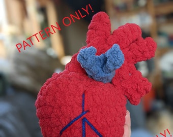 Anatomical Heart Sewing Pattern Felt Heart Gift for Doctors, PDF Tutorial, Handsewn - Etsy