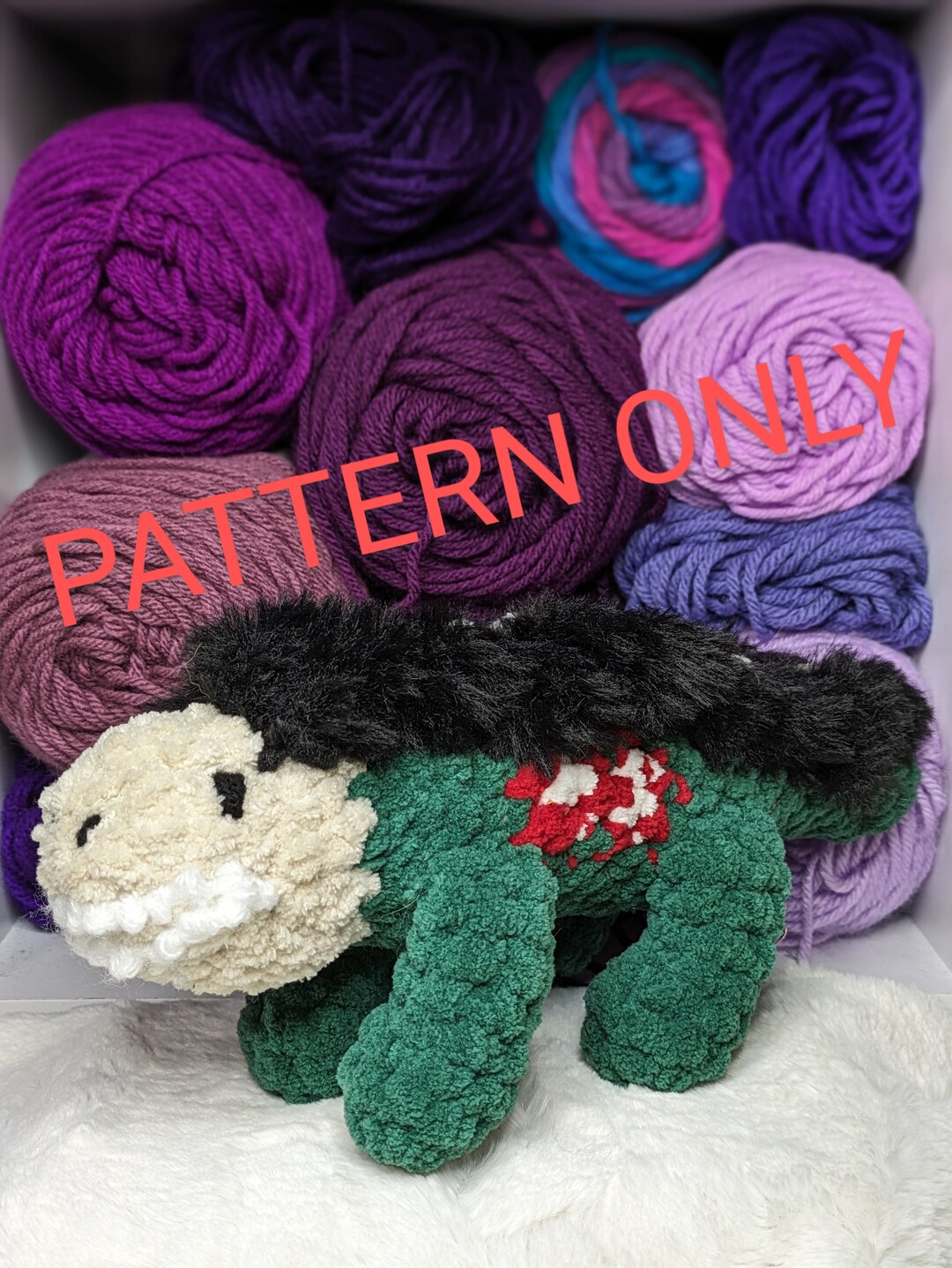 SCP-682 Crochet Pattern - Etsy