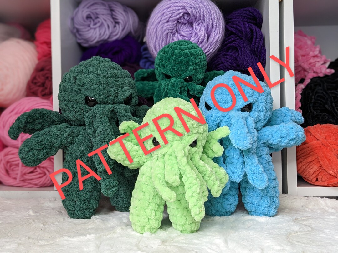Cthulhu Crochet Pattern - Etsy
