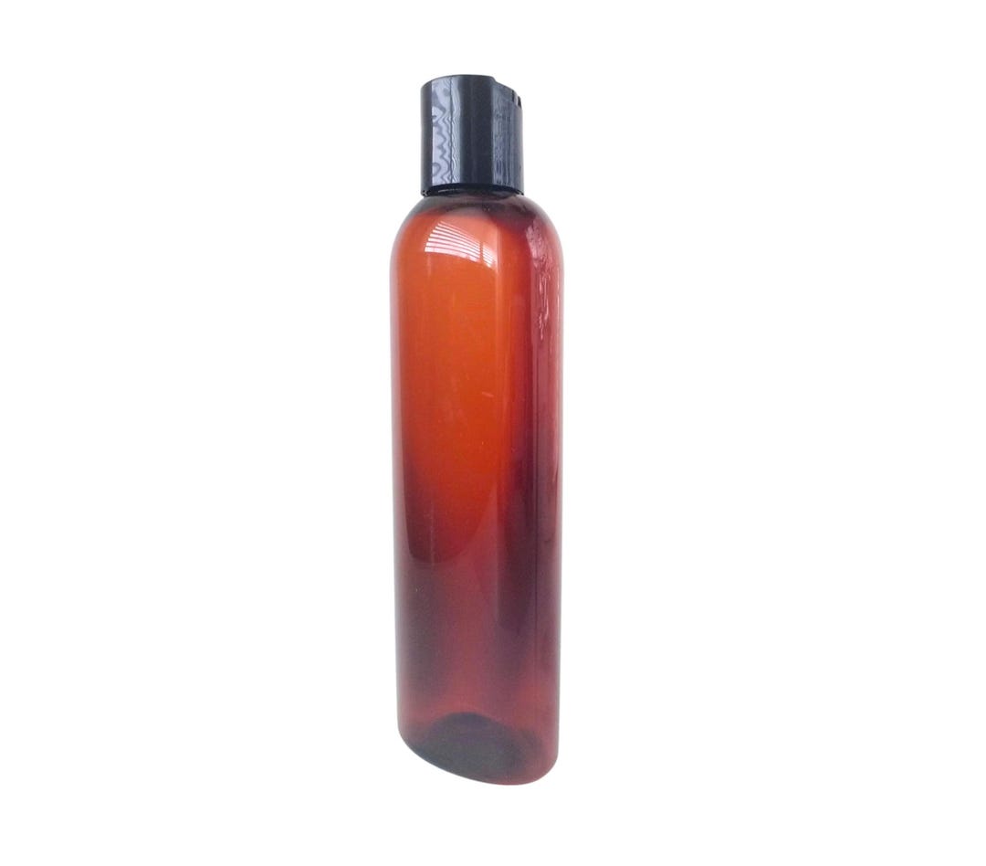 12- 4oz Clear PET Cosmo Oval Bottle/ Black Disc Cap, Lotion Bottles - Etsy