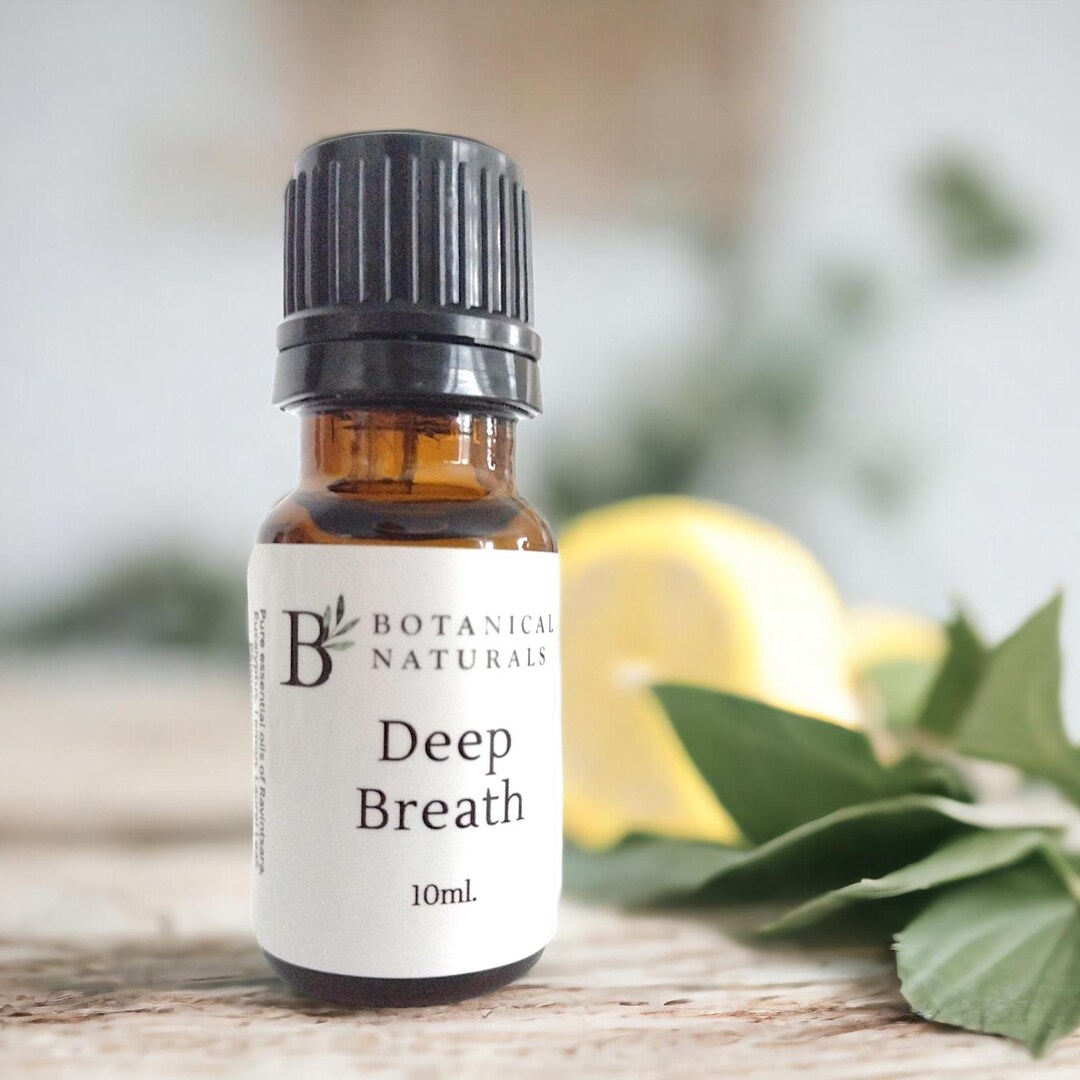 Deep Breath Refreshing Aromatherapy Blend, Eucalyptus Mint Lemon Cardamom - Etsy