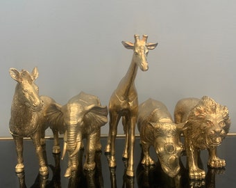 Gold Animals | Etsy