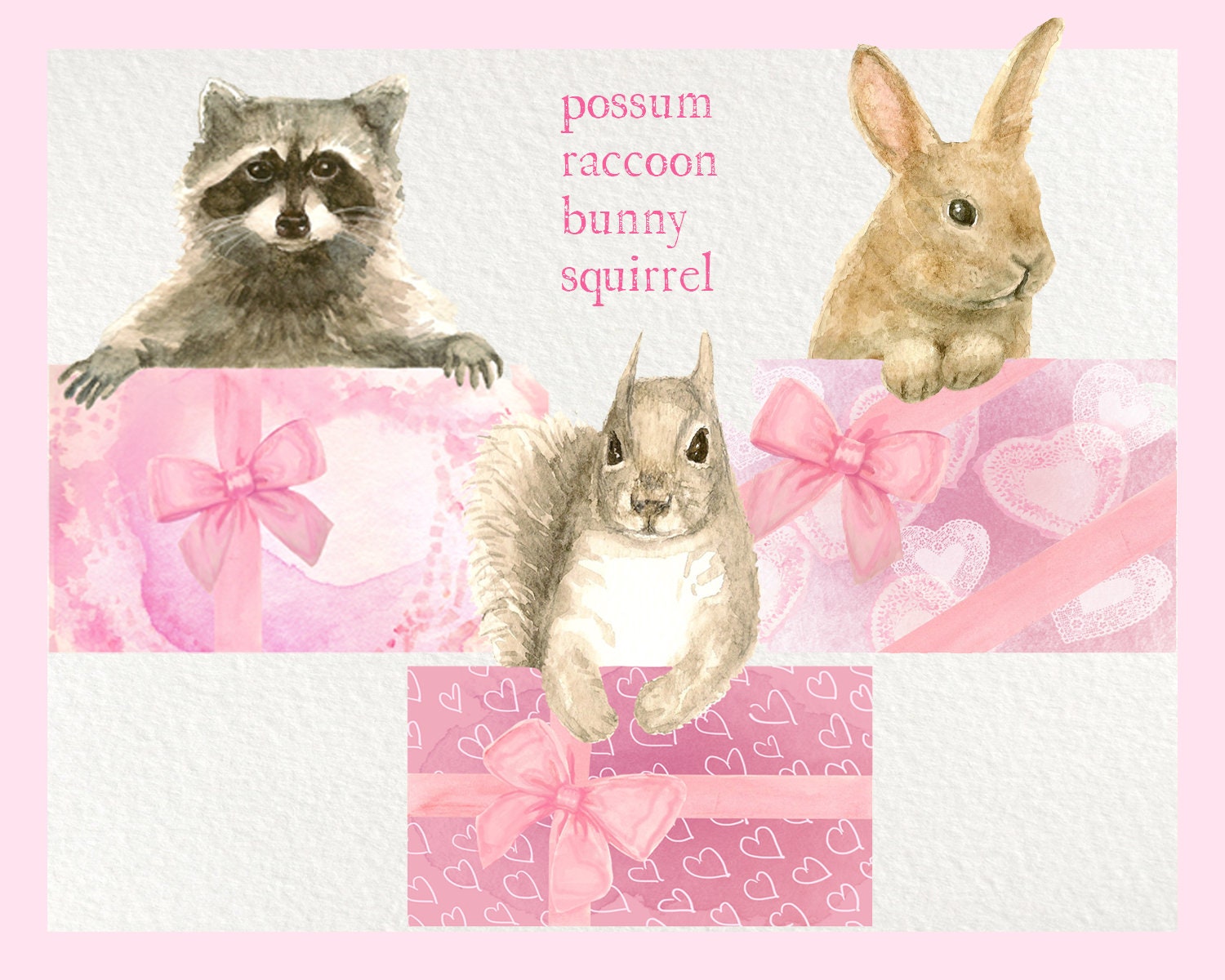 Easy DIY Pop-up Cute Animals Valentine Cards - Etsy