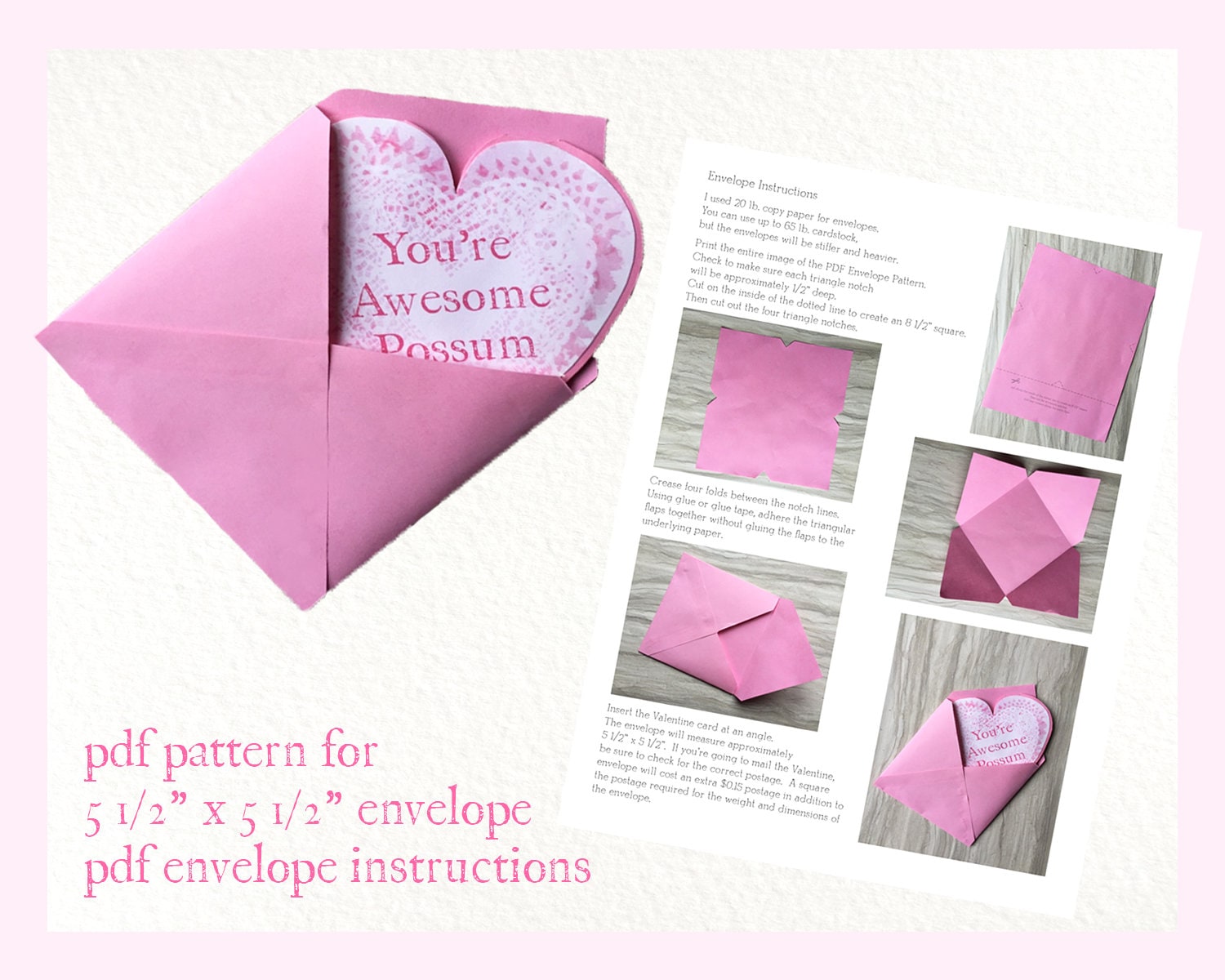 Easy DIY Pop-up Cute Animals Valentine Cards - Etsy