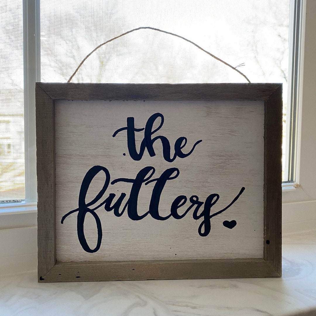 Custom Small Wooden Hanging Sign - Etsy