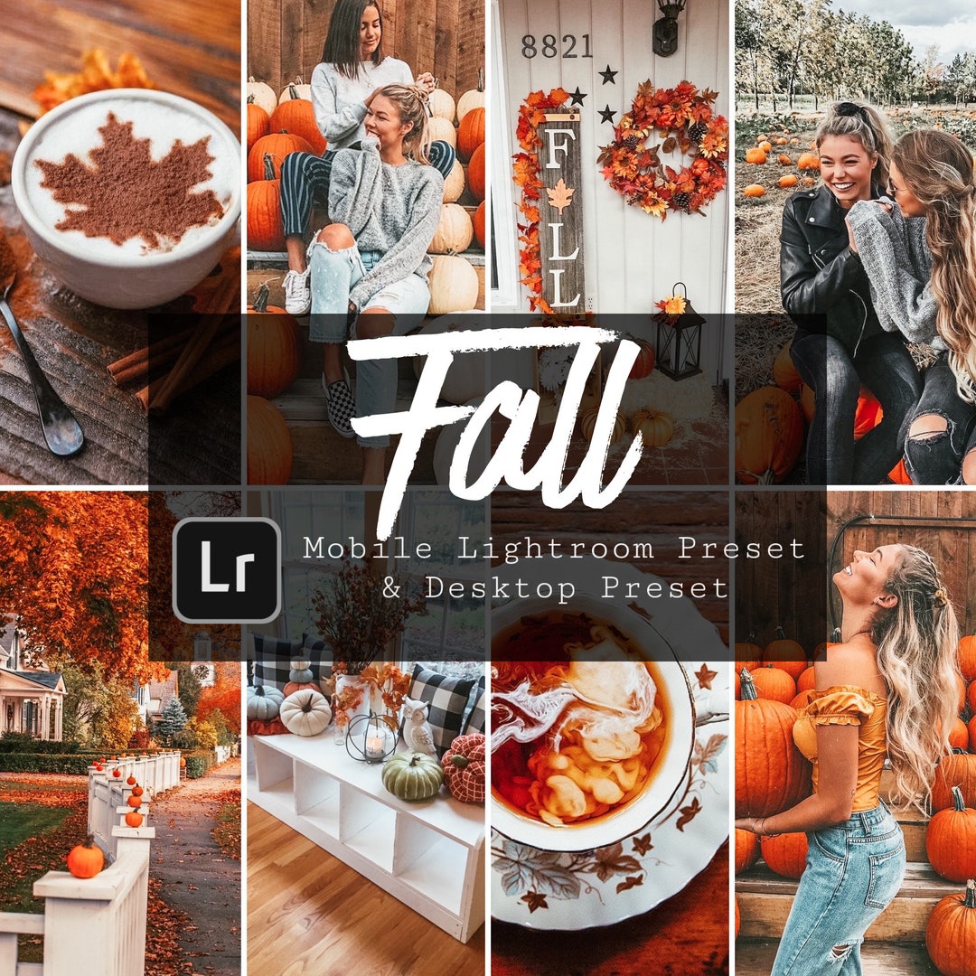 Fall Preset/ Mobile Lightroom Presets/ Desktop Lightroom Presets ...