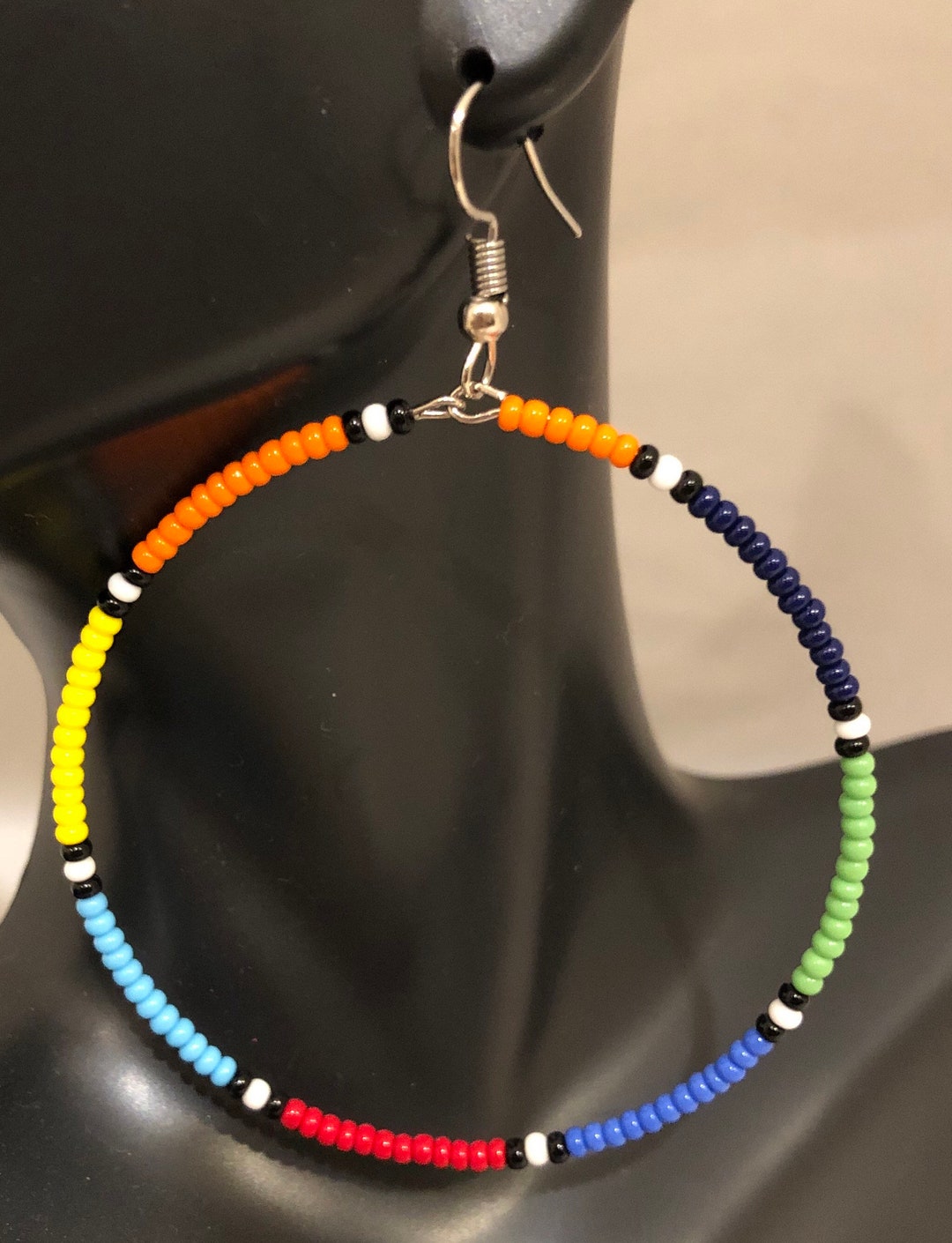 Bongo Hip Hop Hoops | Tanzanian Jewelry | Black Girls Hoops | Tribal ...