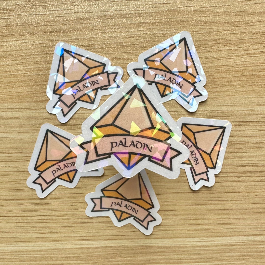 Paladin Class D10 Holographic Sticker - Etsy UK