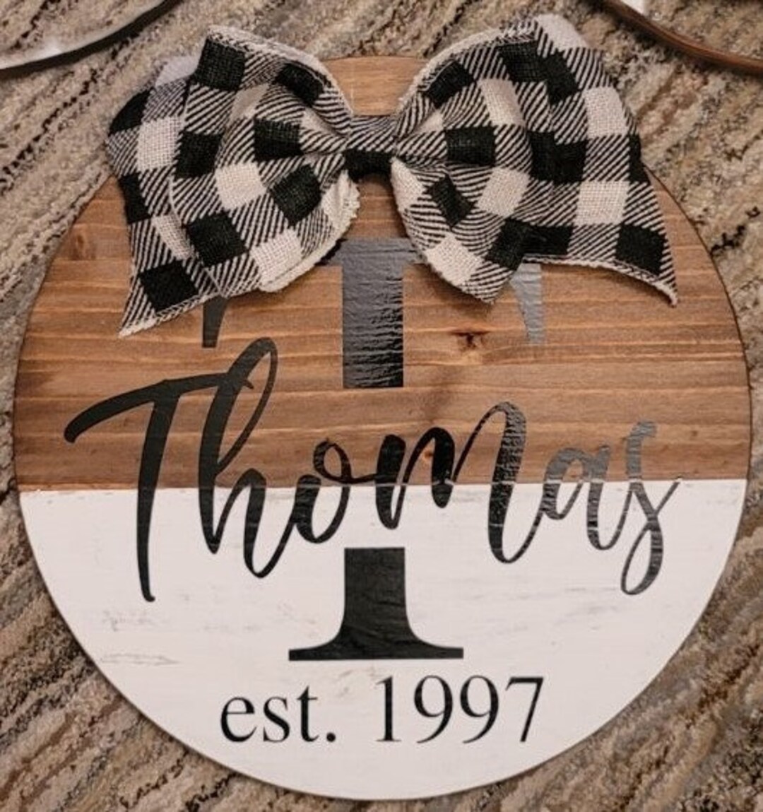 Personalized Family Name Front Door Decor, Front Door, Family Door ...