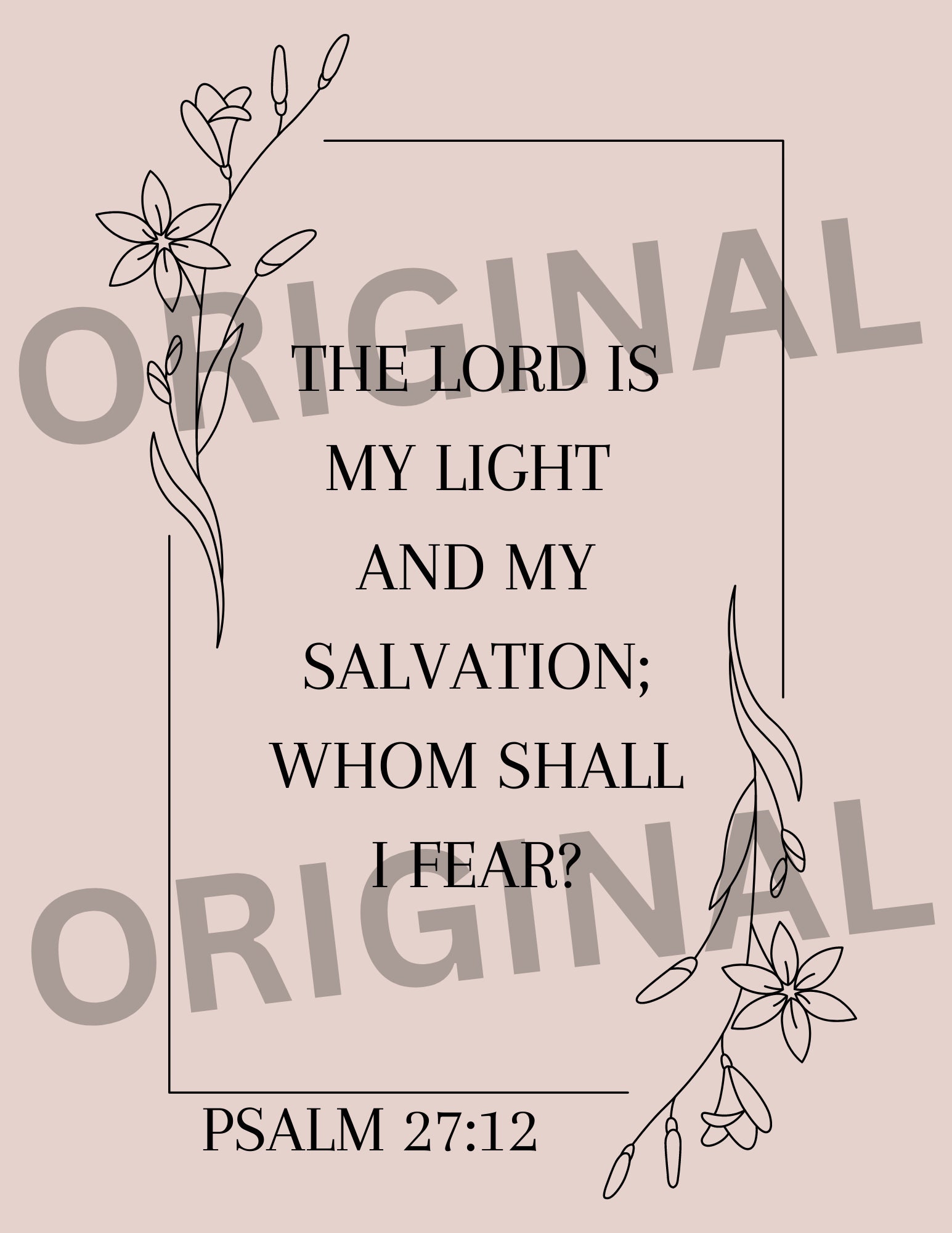 Psalm 27:12 Verse Sign - Etsy