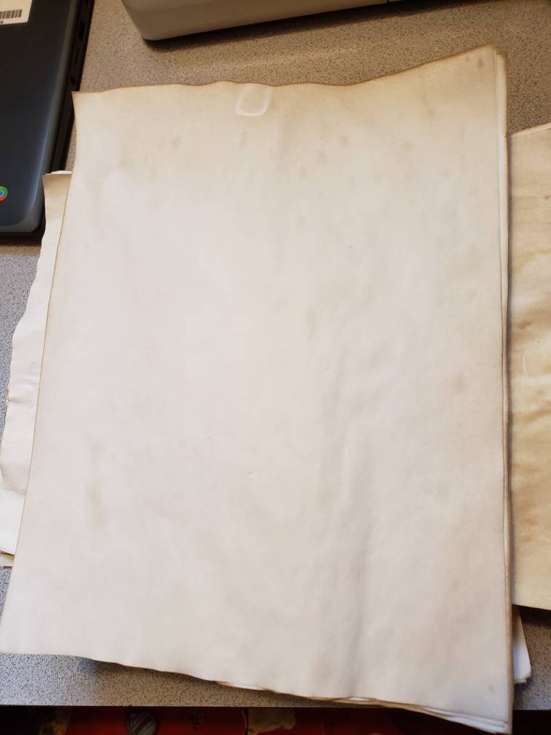 Coffee Stained Paper 50 Sheets/packet - Etsy