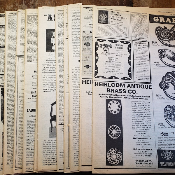 Antique Newspaper - Etsy