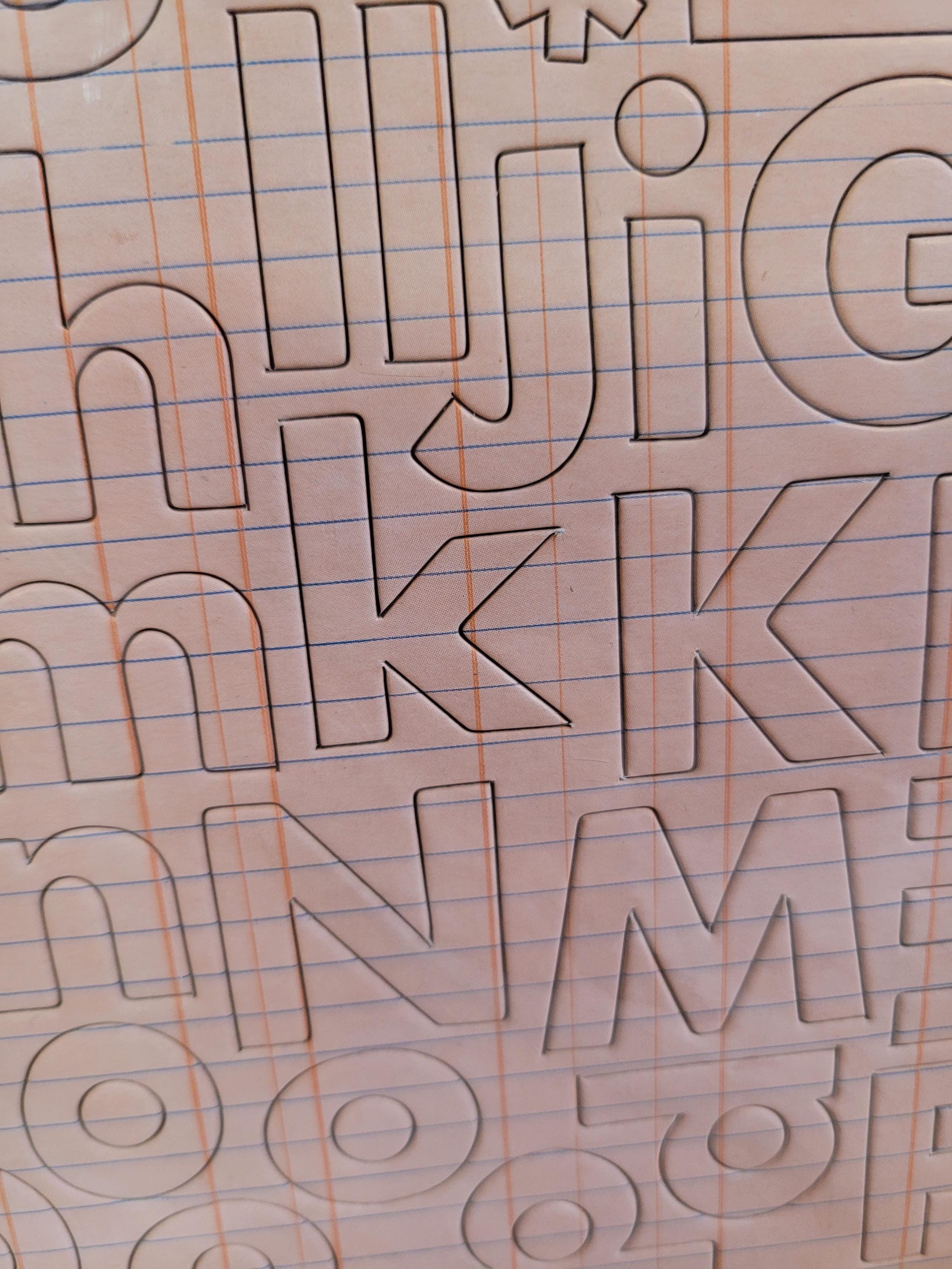 Destash Noteworthy Chipboard Alphabet - Etsy