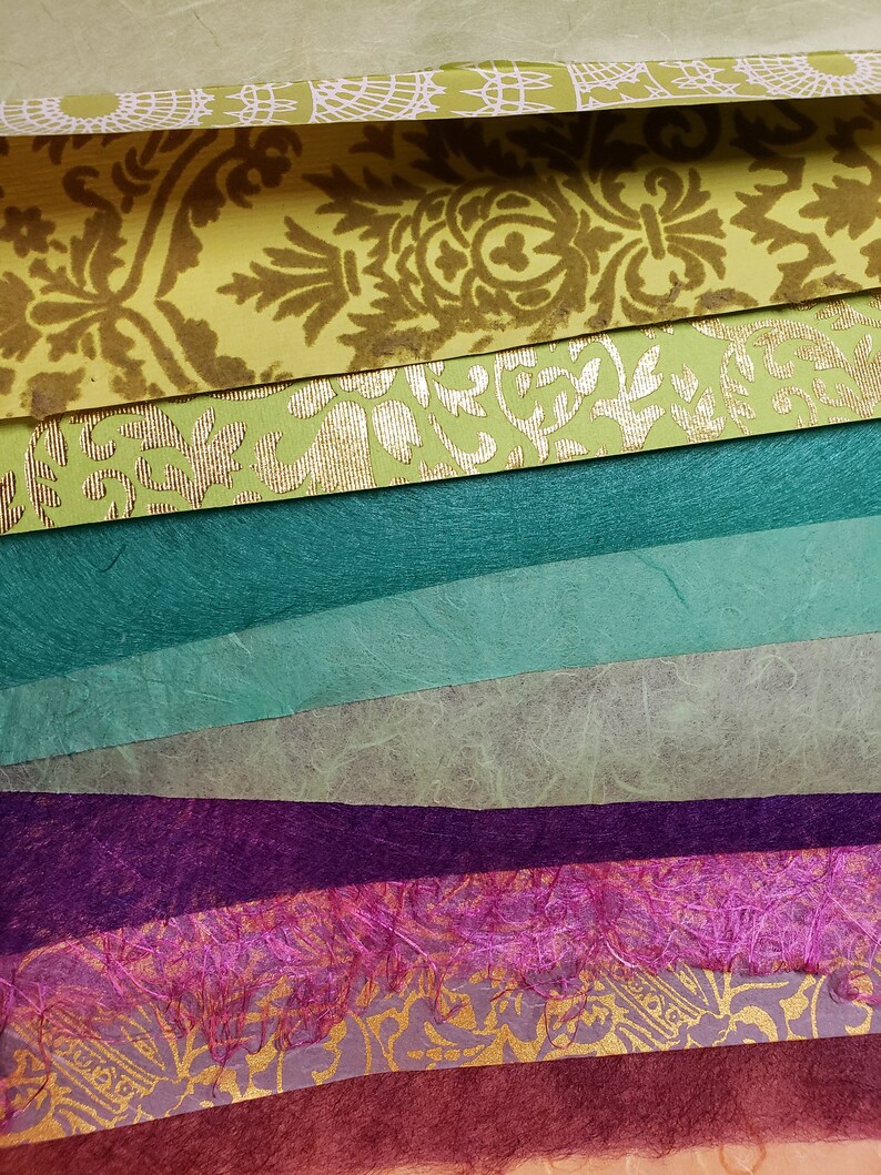 Rainbow Textured Paper 8x11 Variety Pack 40 Sheets - Etsy