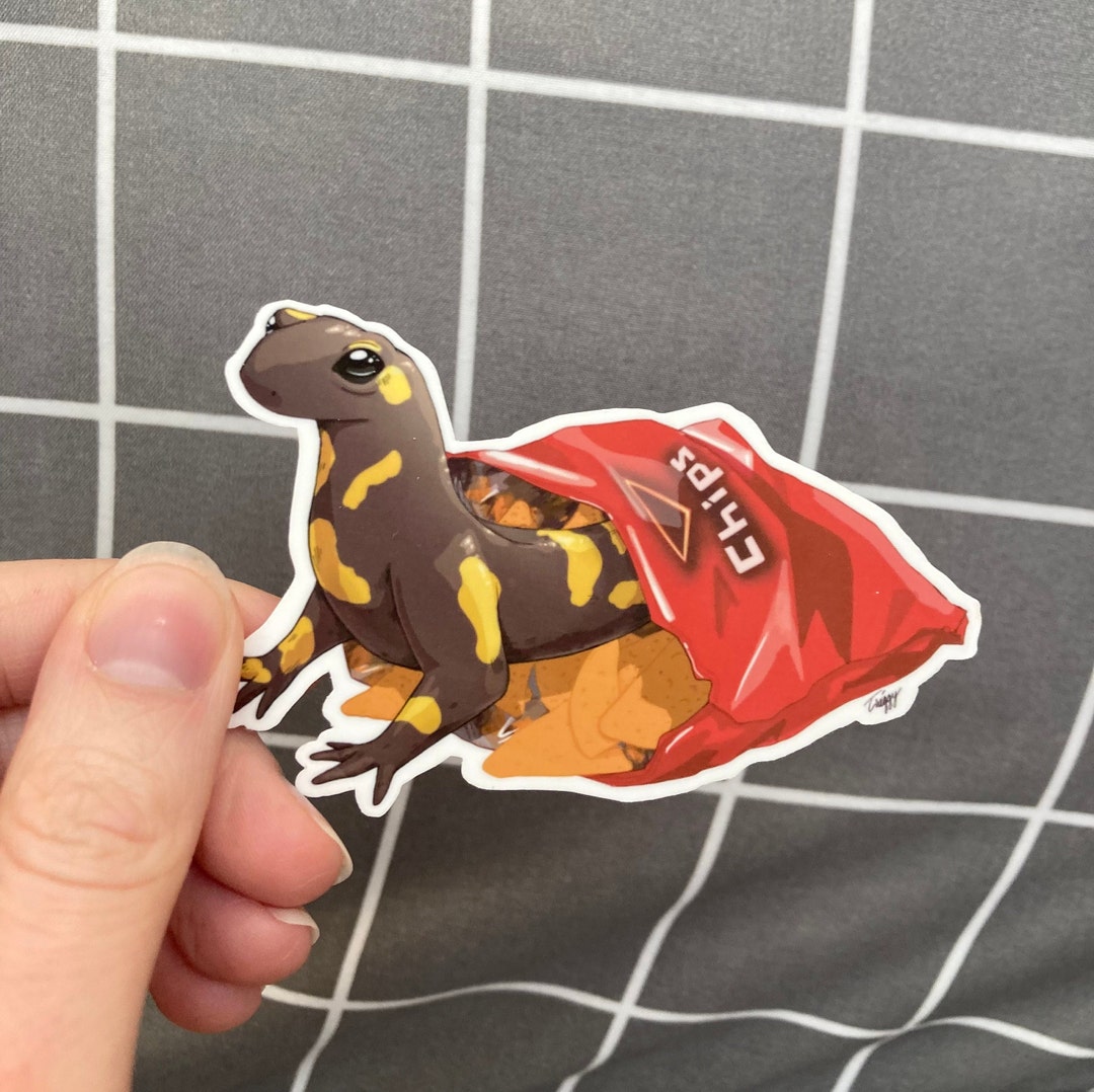 Chip Salamander Sticker - Etsy
