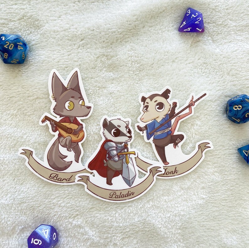 Paladin: DND Woodland Animals - Etsy