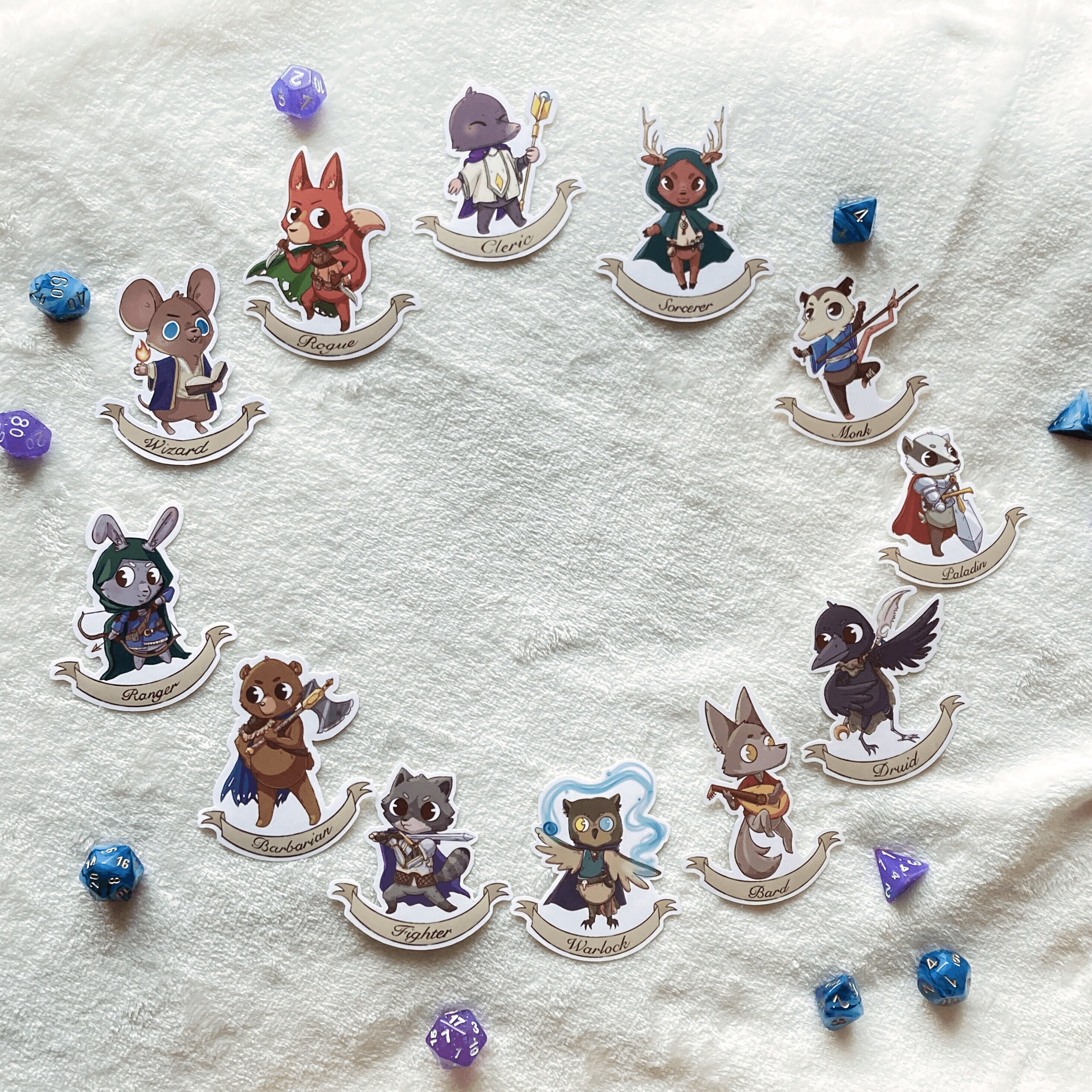 Bard: DND Woodland Animals - Etsy