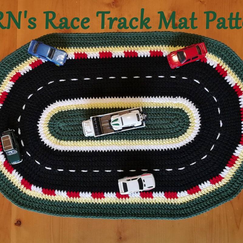 Crochet Race Track Rug - Etsy