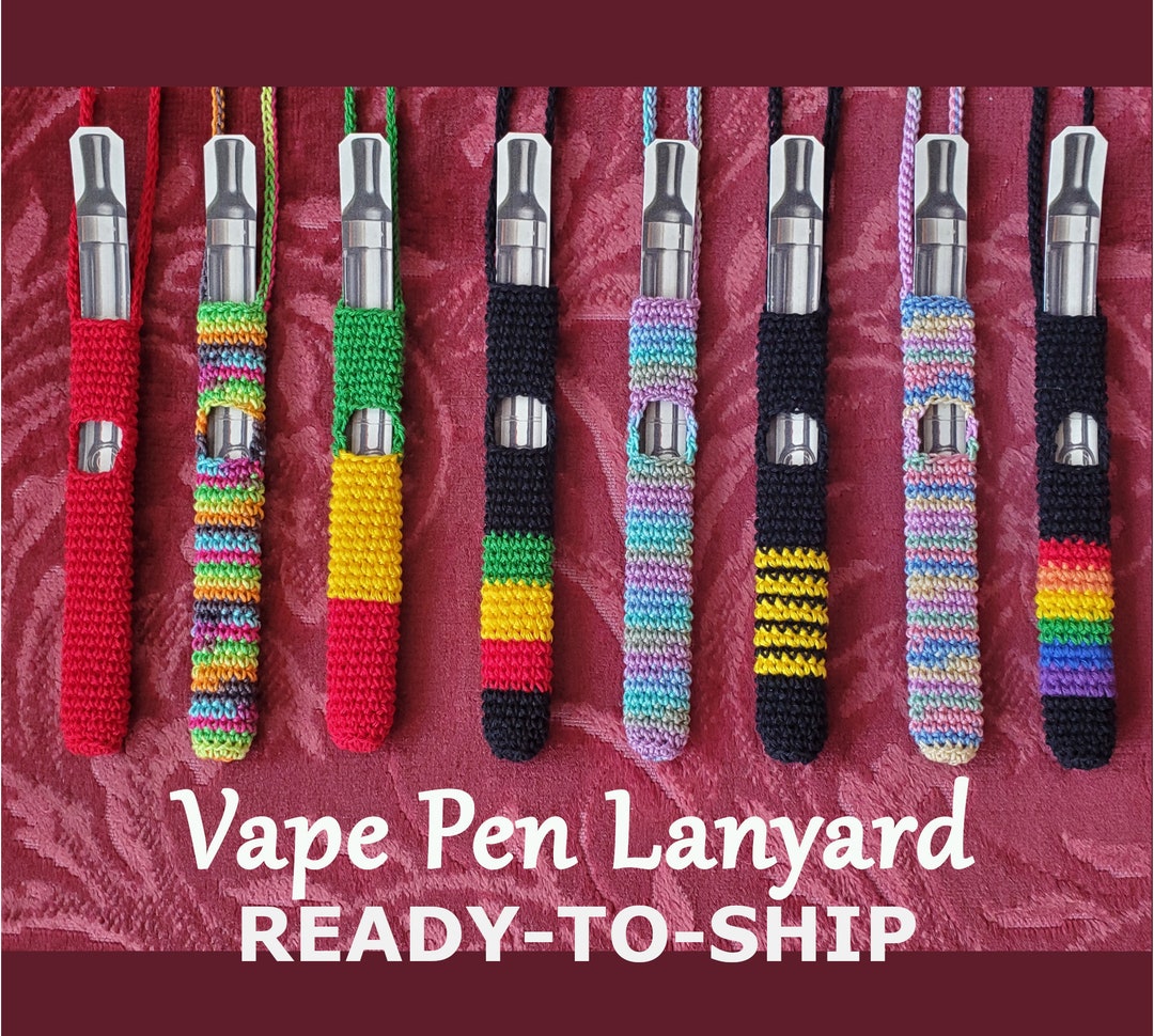 Vape Pen Lanyard - READY TO SHIP - Vape Pen Necklace - 100% Cotton - 30 ...