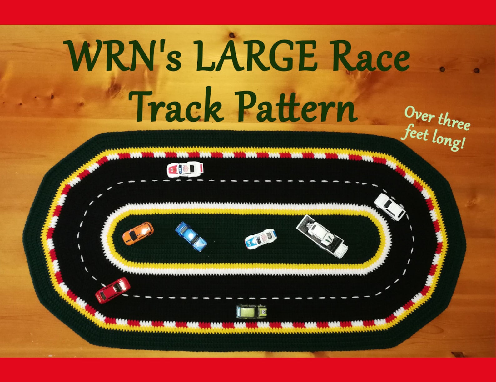 Wrn's LARGE Race Track Mat Pattern PDF File - Etsy