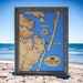 Custom Coastal Wood Map Beach House Decor, Any Nautical Location Mapped ...