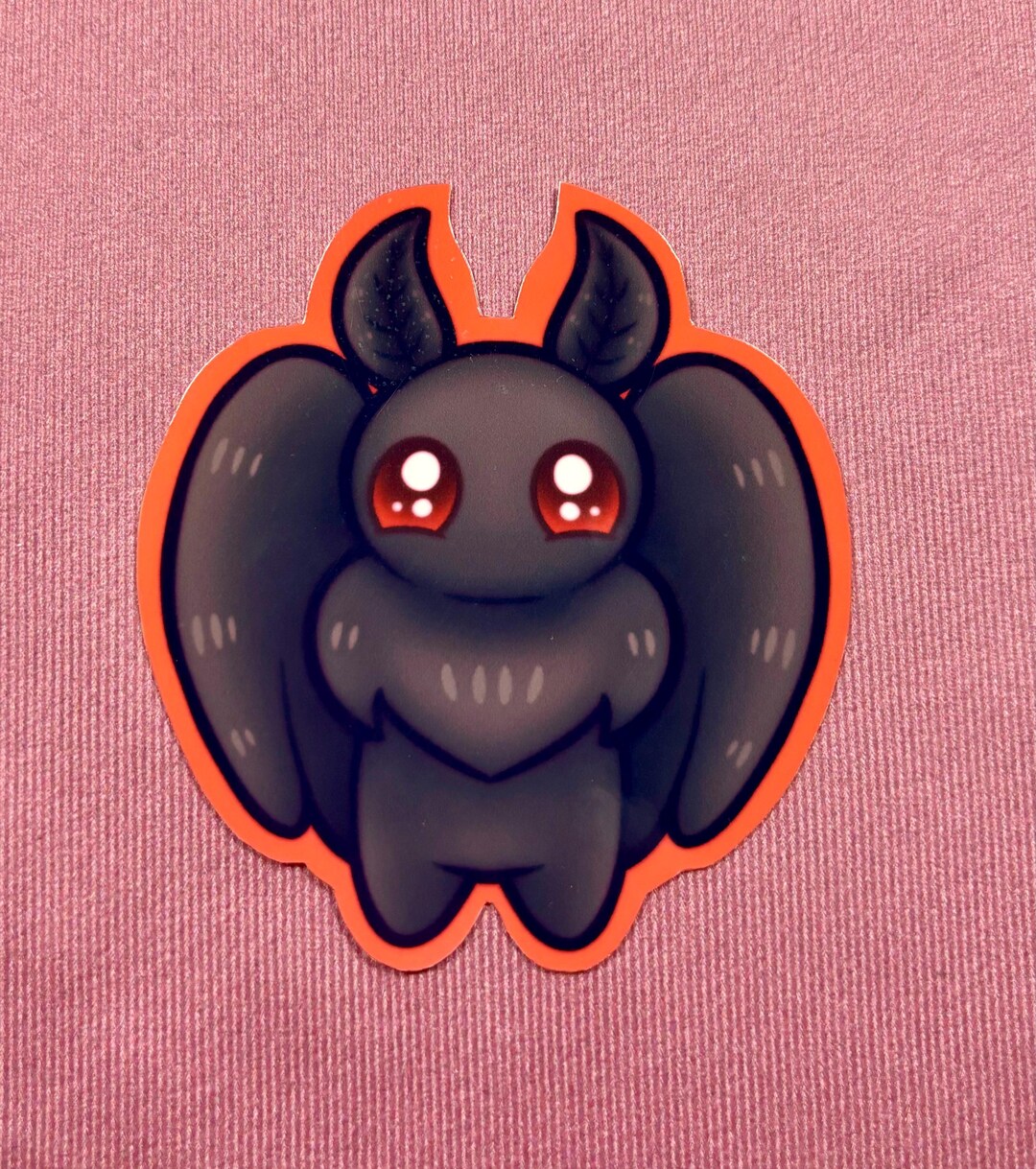Mini Mothman: Holographic Vinyl Sticker - Etsy
