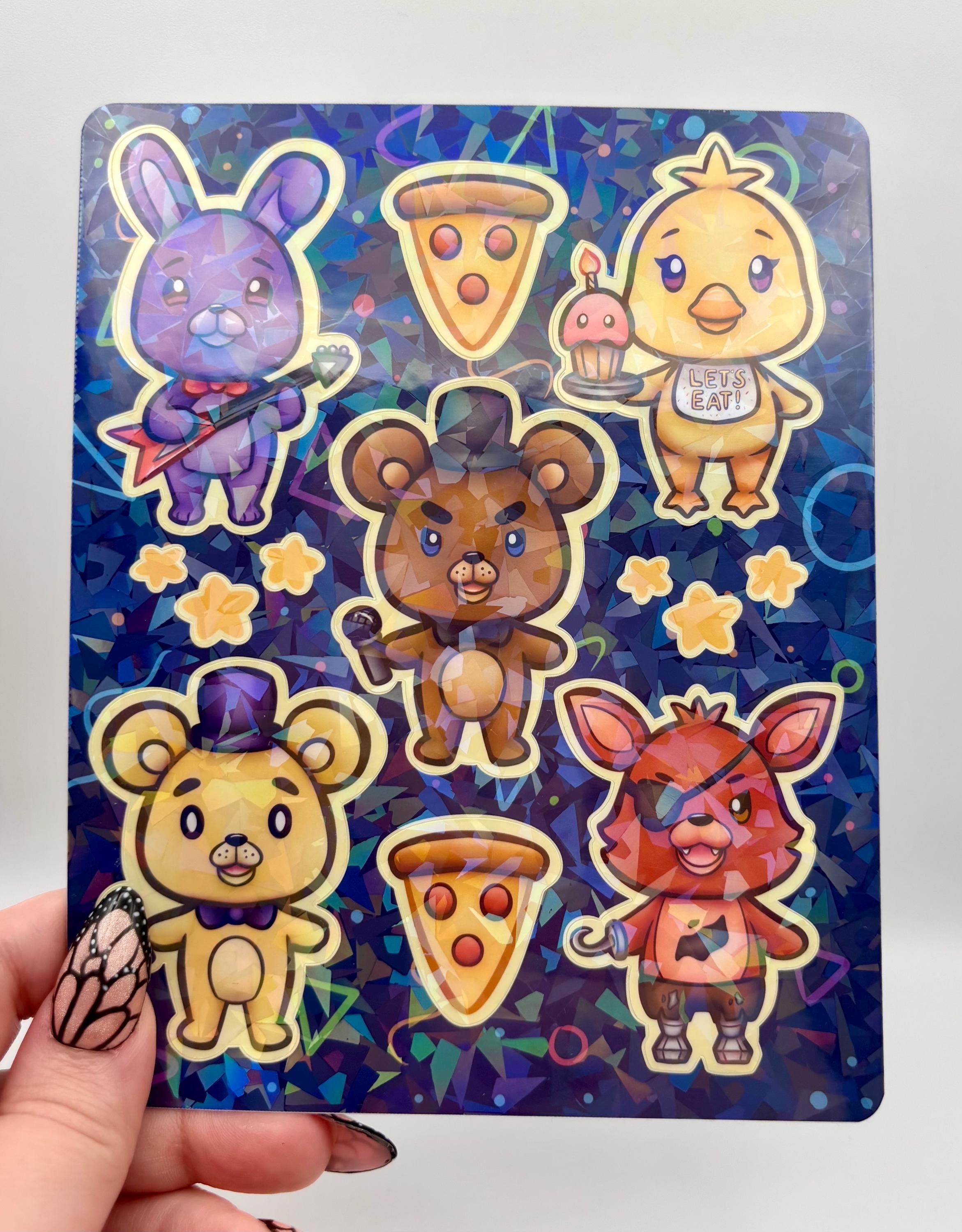 Spooky Animatronics: Holographic Sticker Sheet - Etsy