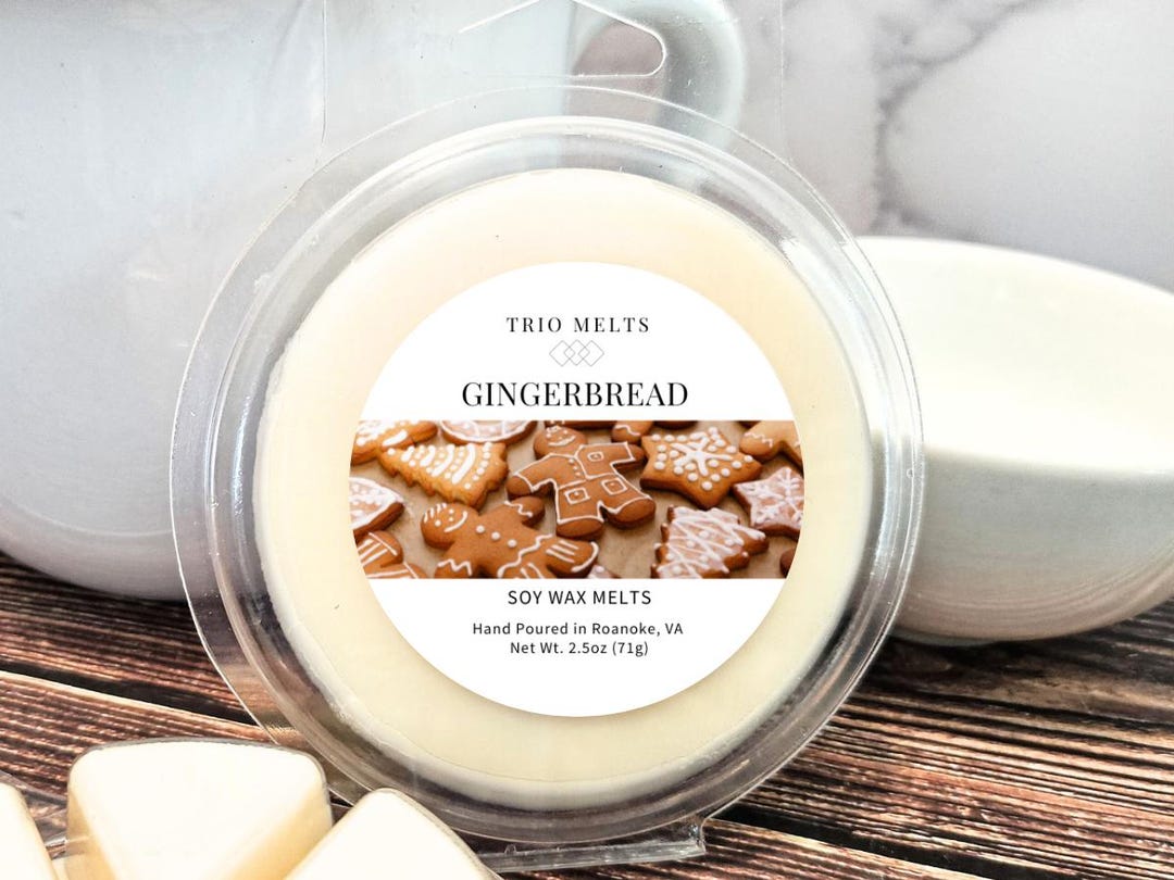 Gingerbread Wax Melt | Bakery Scent| Soy Wax | Hand Poured | Holiday ...