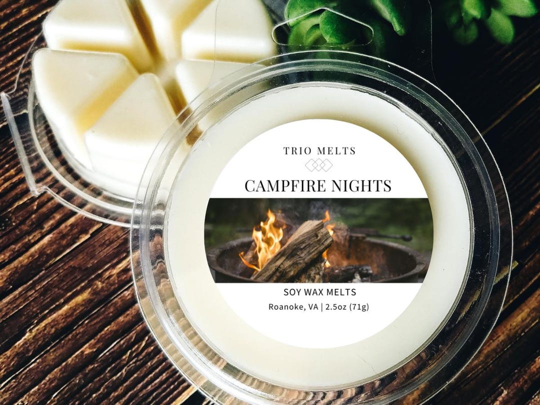 Campfire Nights | Wax Melt | Bonfire | Backyard Firepit | Trio Melts - Etsy
