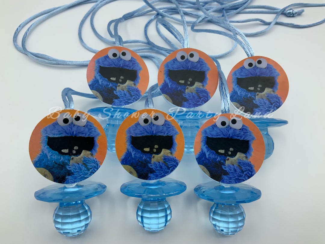 Cookie Monster Baby Shower Decorations | A Set of 12 Cookie Monster ...