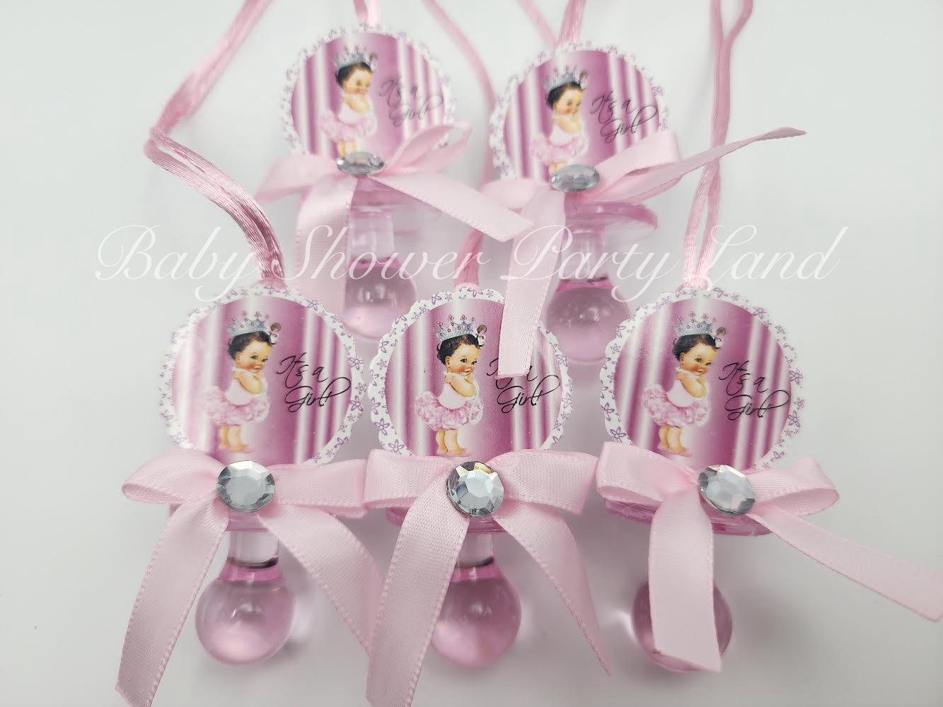 Princess Baby Shower Decorations | A Set of 12 Princess Pacifier ...