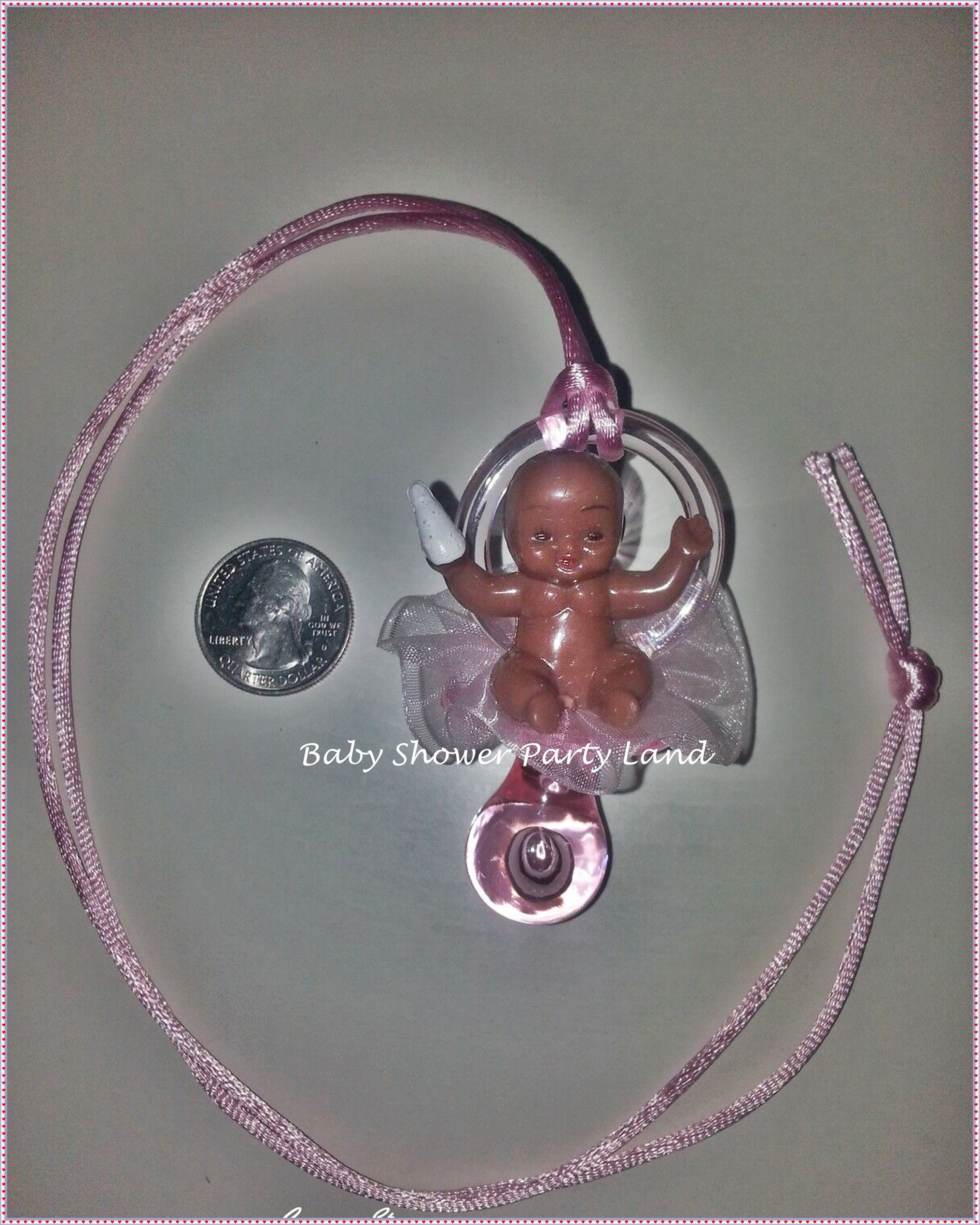 African American Baby Shower Pacifiers Necklaces A Set of 12 - Etsy