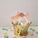 Little Princess | A Set of 12 Gold Fillable Crowns | Baby Shower ...
