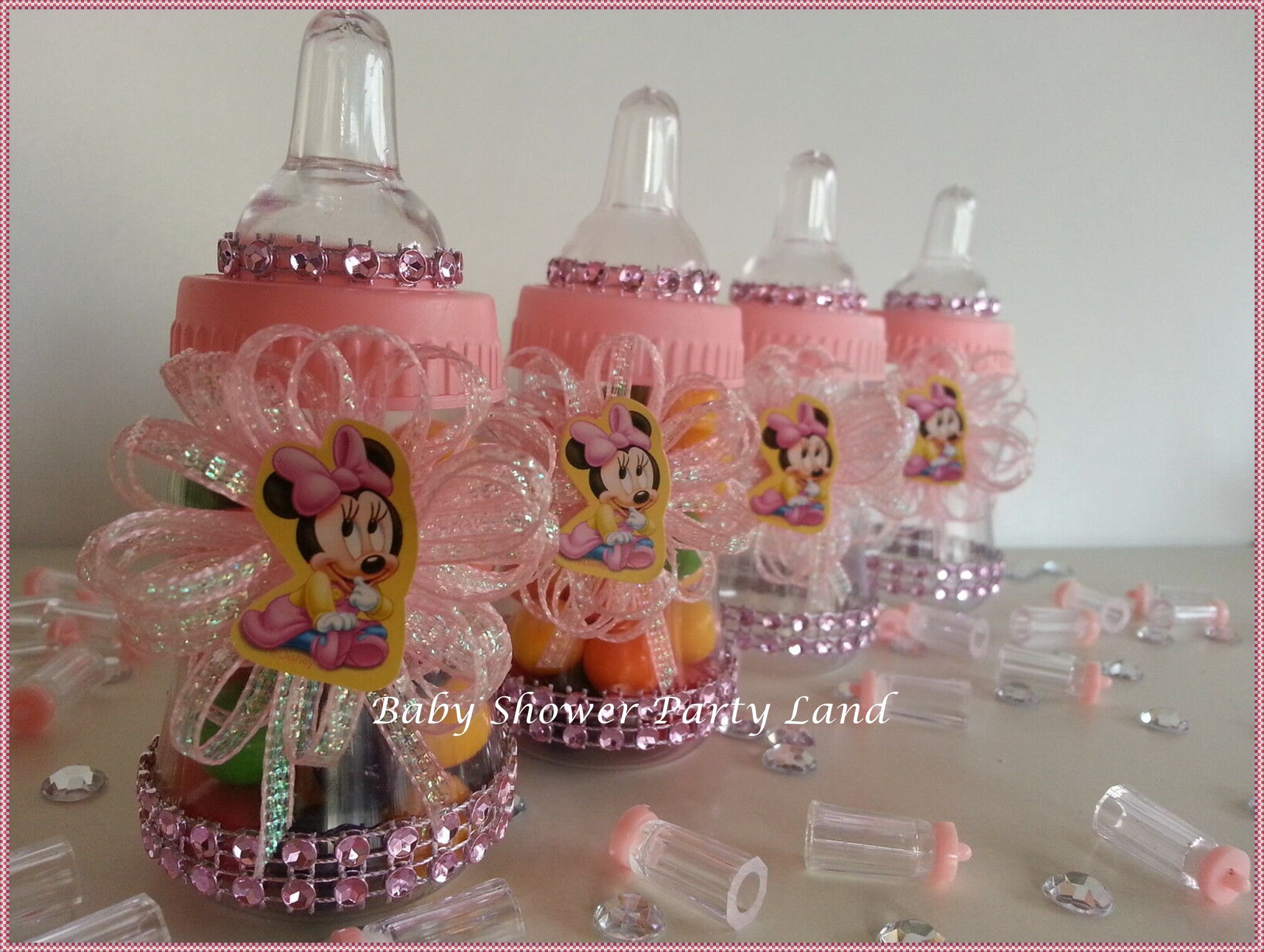 Minnie Mouse Baby Shower Theme / A Set of 12 Pink Fillable | Etsy