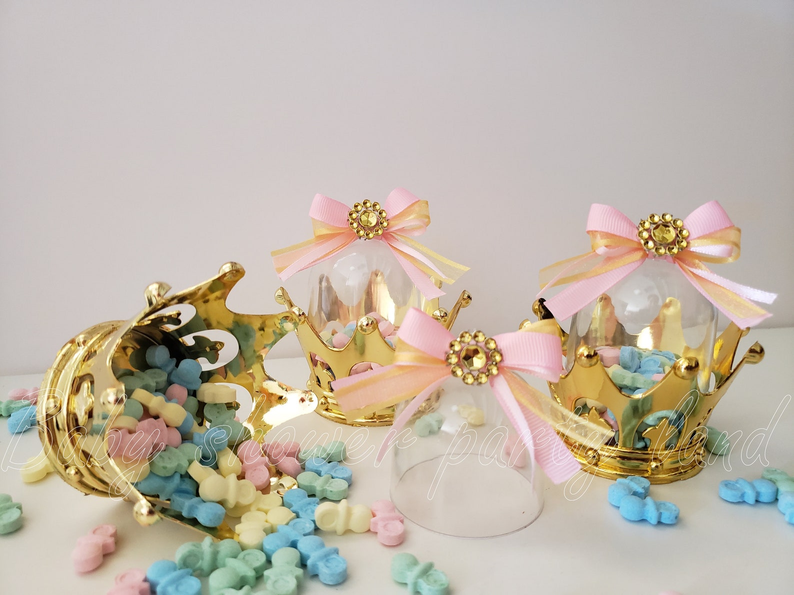 Little Princess A Set of 12 Gold Fillable Crowns Baby - Etsy