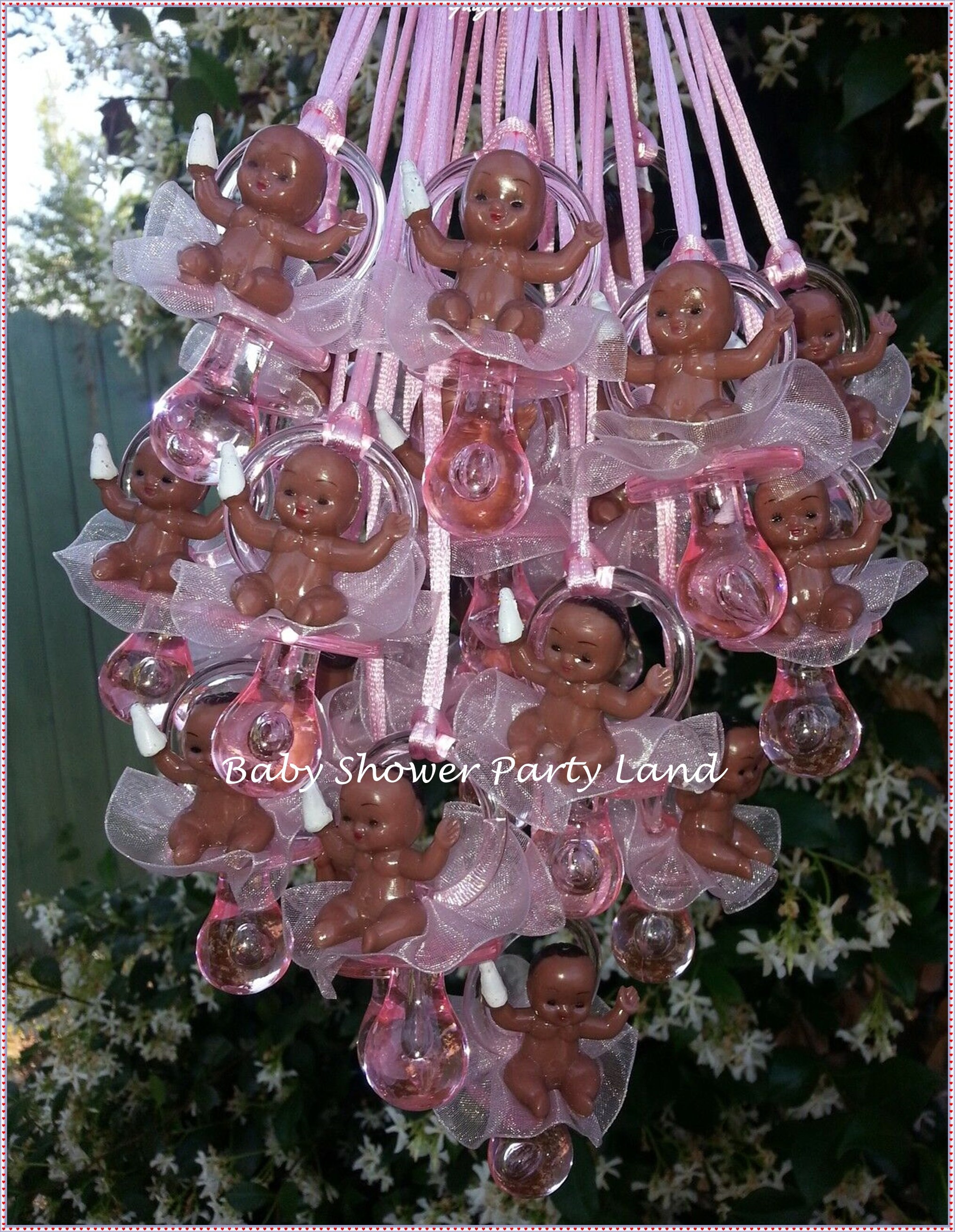 African American Baby Shower Pacifiers Necklaces A Set of 12 - Etsy