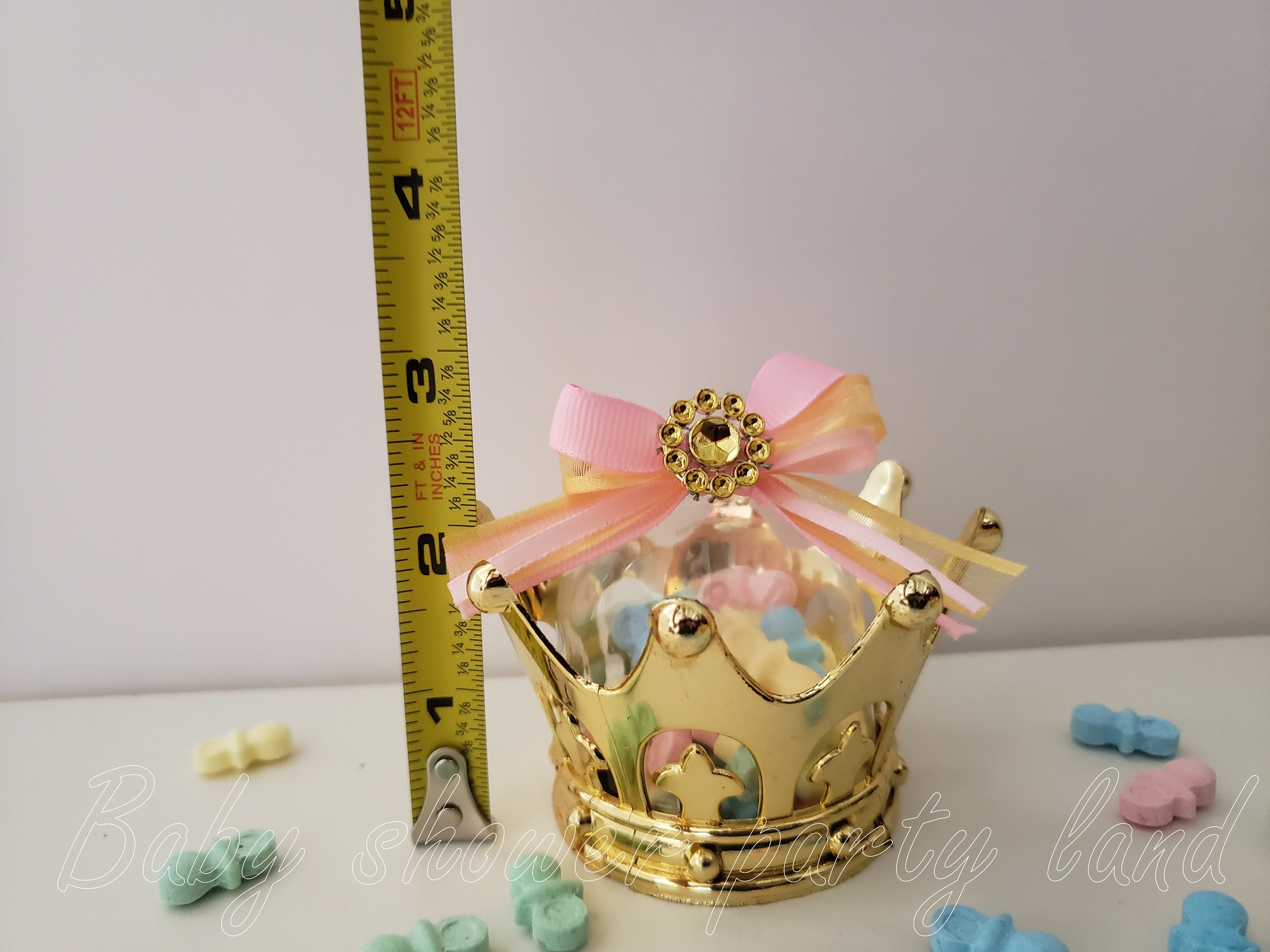 Little Princess A set of 12 Gold Fillable Crowns Baby | Etsy
