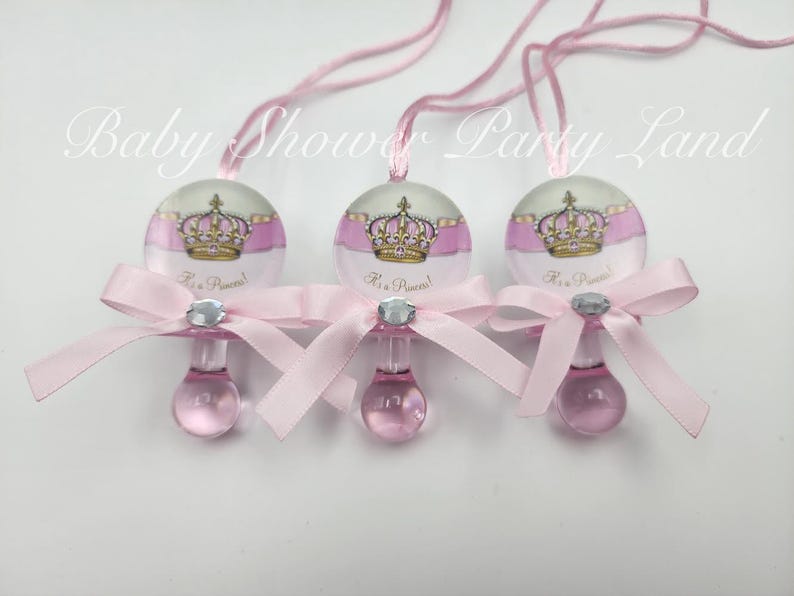 Princess Baby Shower Decorations | A Set of 12 Princess Pacifier ...