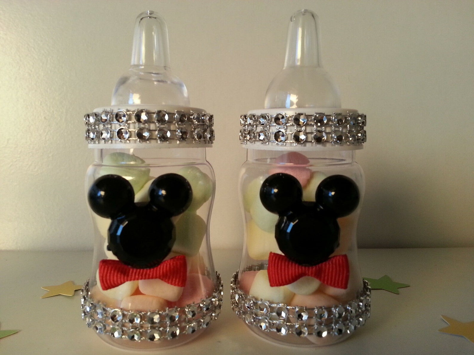 Baby Shower Mickey Mouse Theme / A Set of 12 Baby Shower Favors /prizes ...