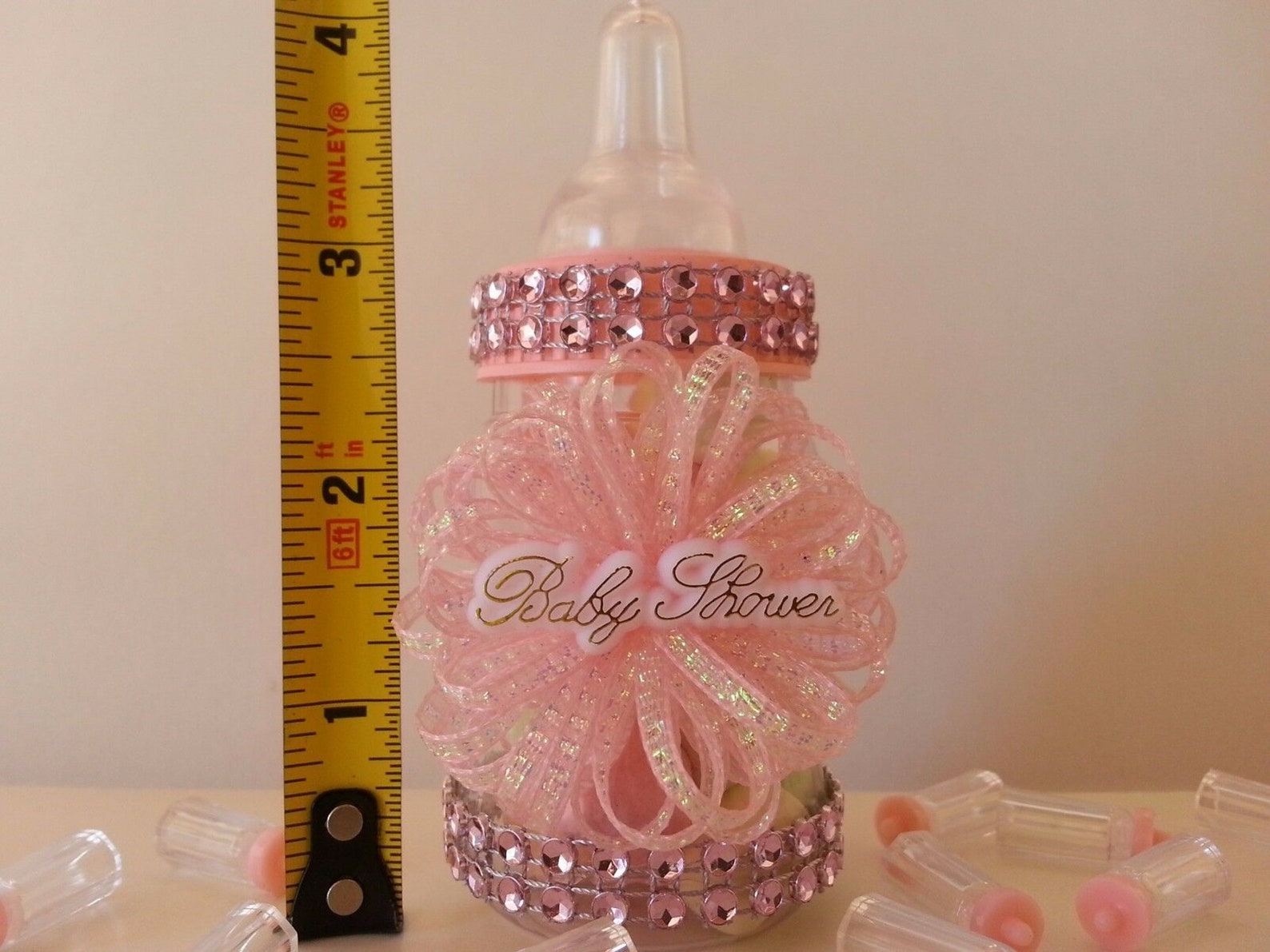 Baby Shower Decoration / A Set of 12 Pink Fillable Baby Shower - Etsy