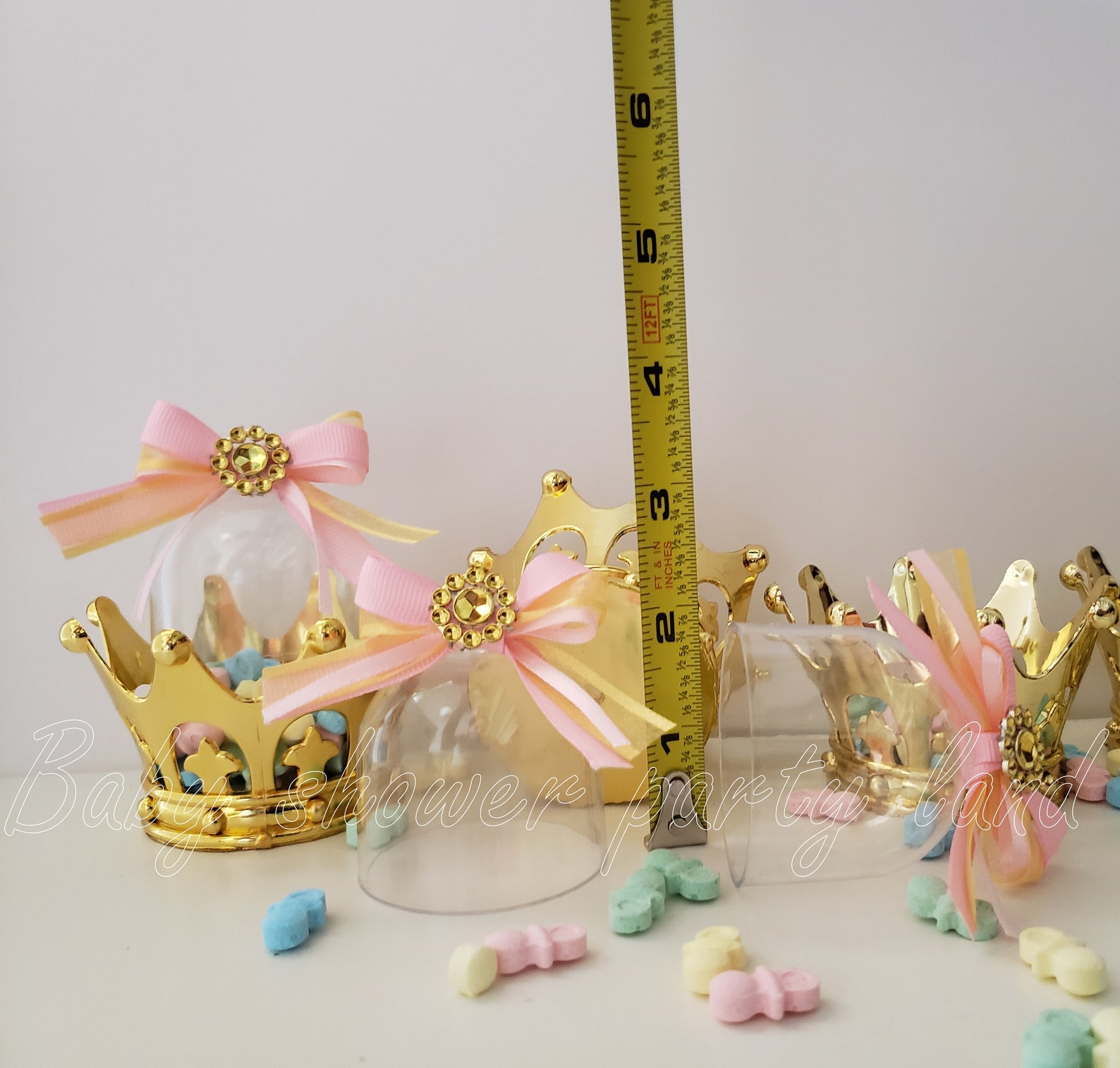 Little Princess A Set of 12 Gold Fillable Crowns Baby - Etsy