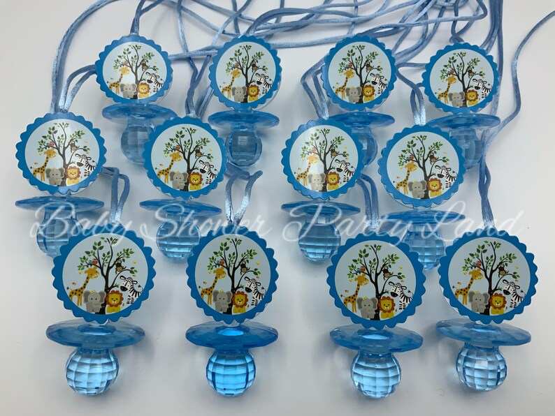 Jungle Animal Theme Baby Shower | Jungle Safari NOAH'S | Set of 12 ...