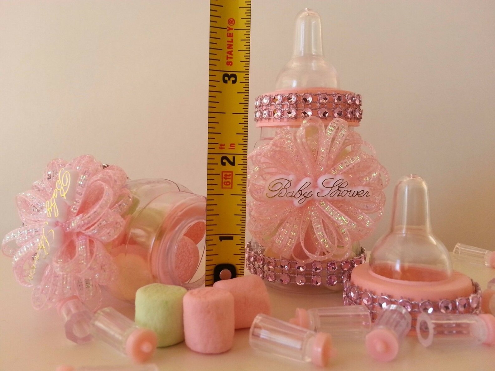 Baby Shower Decoration / A Set of 12 Pink Fillable Baby Shower - Etsy
