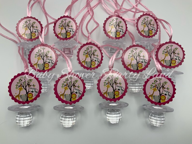 Jungle Animal Theme Baby Shower | Jungle Safari NOAH'S | Set of 12 ...