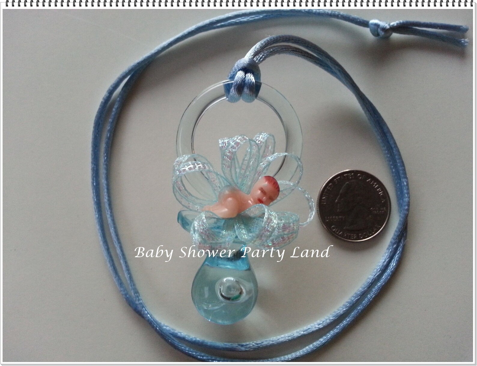 Baby Shower Decoration A Set of 12 Pacifiers Necklace With a | Etsy