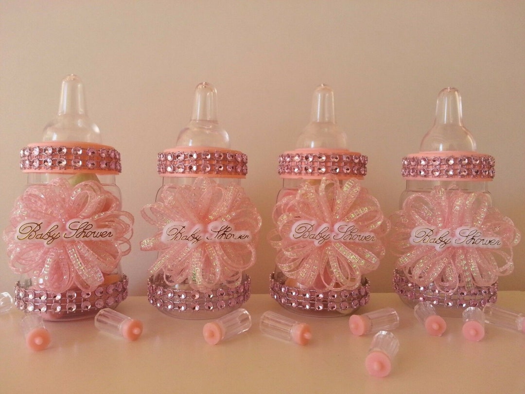 Baby Shower Decoration / A Set of 12 Pink Fillable Baby Shower Party ...