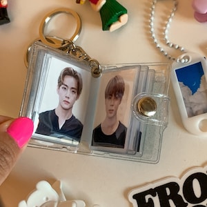 Made in Korea, Mini Photo Album Keychain, K-pop Idol Photo Album ...