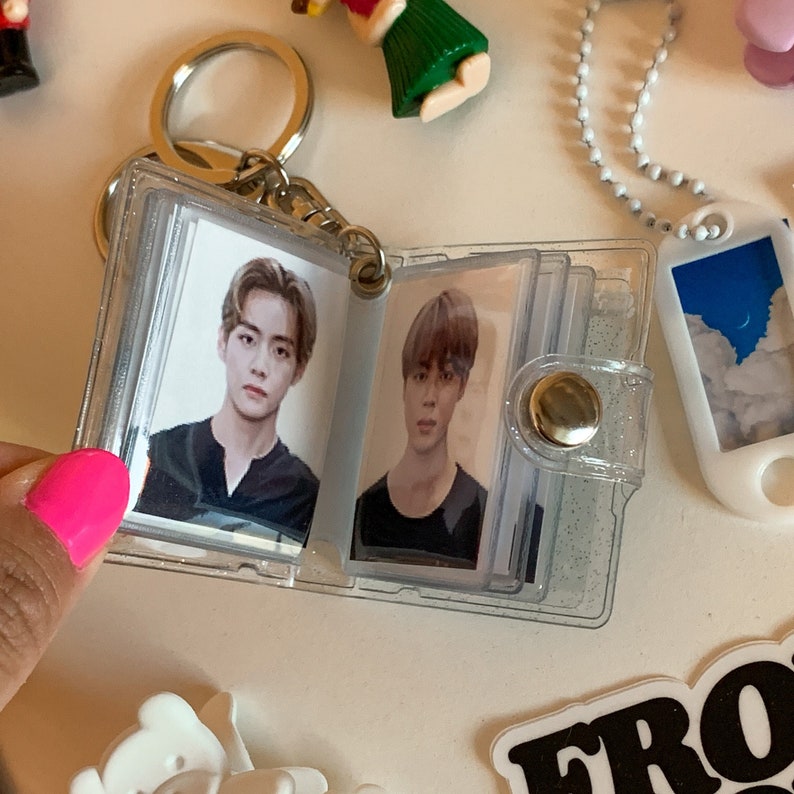 Made in Korea, Mini Photo Album Keychain, K-pop Idol Photo Album ...