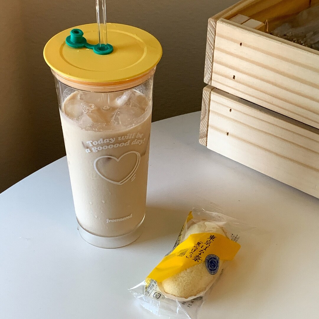 Straw Lid, Korean Style Lid, Boba Straw Lid, 20oz Tumbler Lid, Non ...